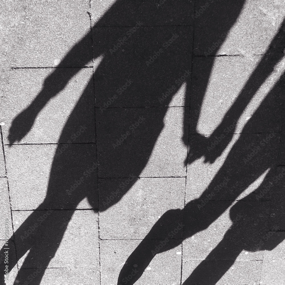 Couple Holding Hands Shadow