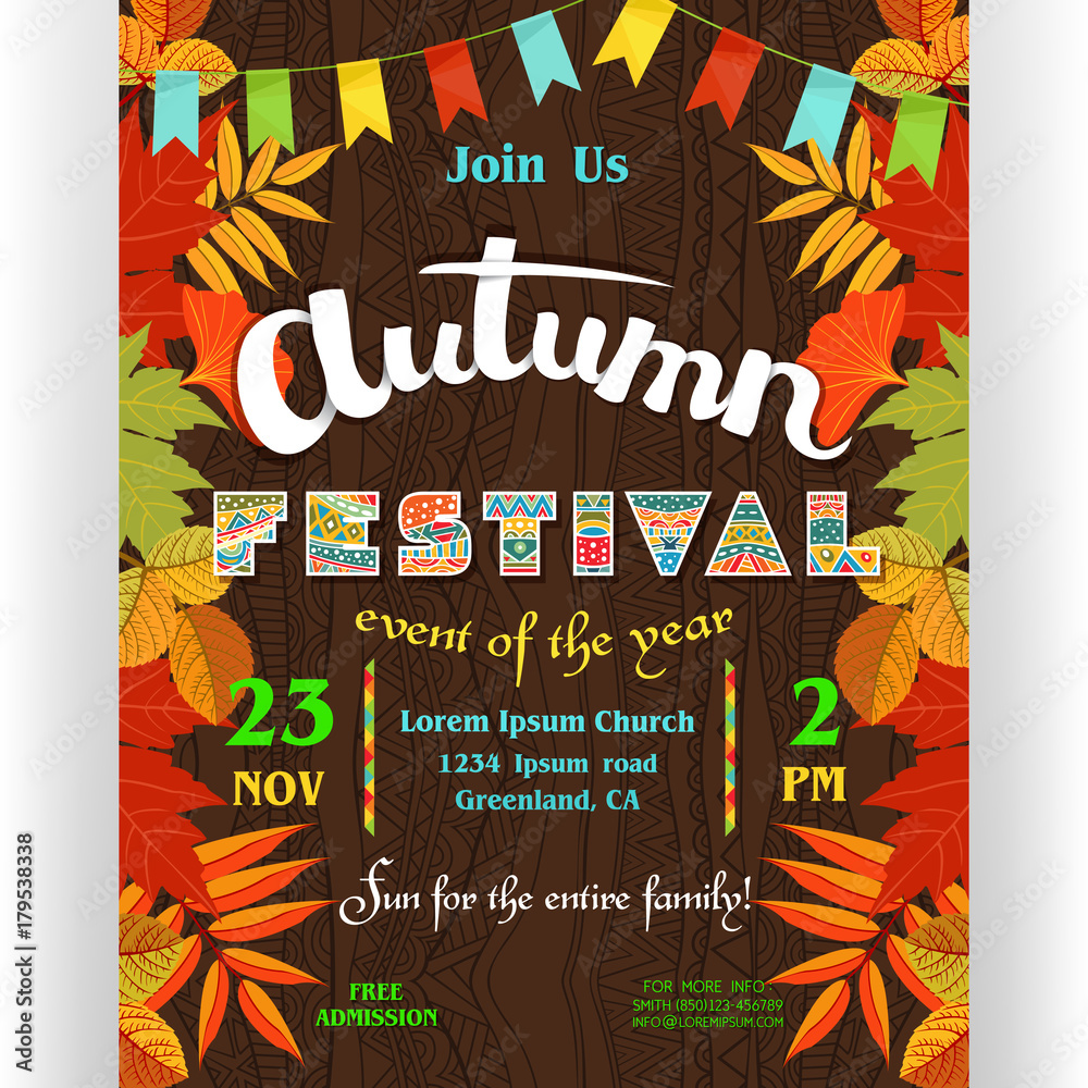 Fall Festival Borders