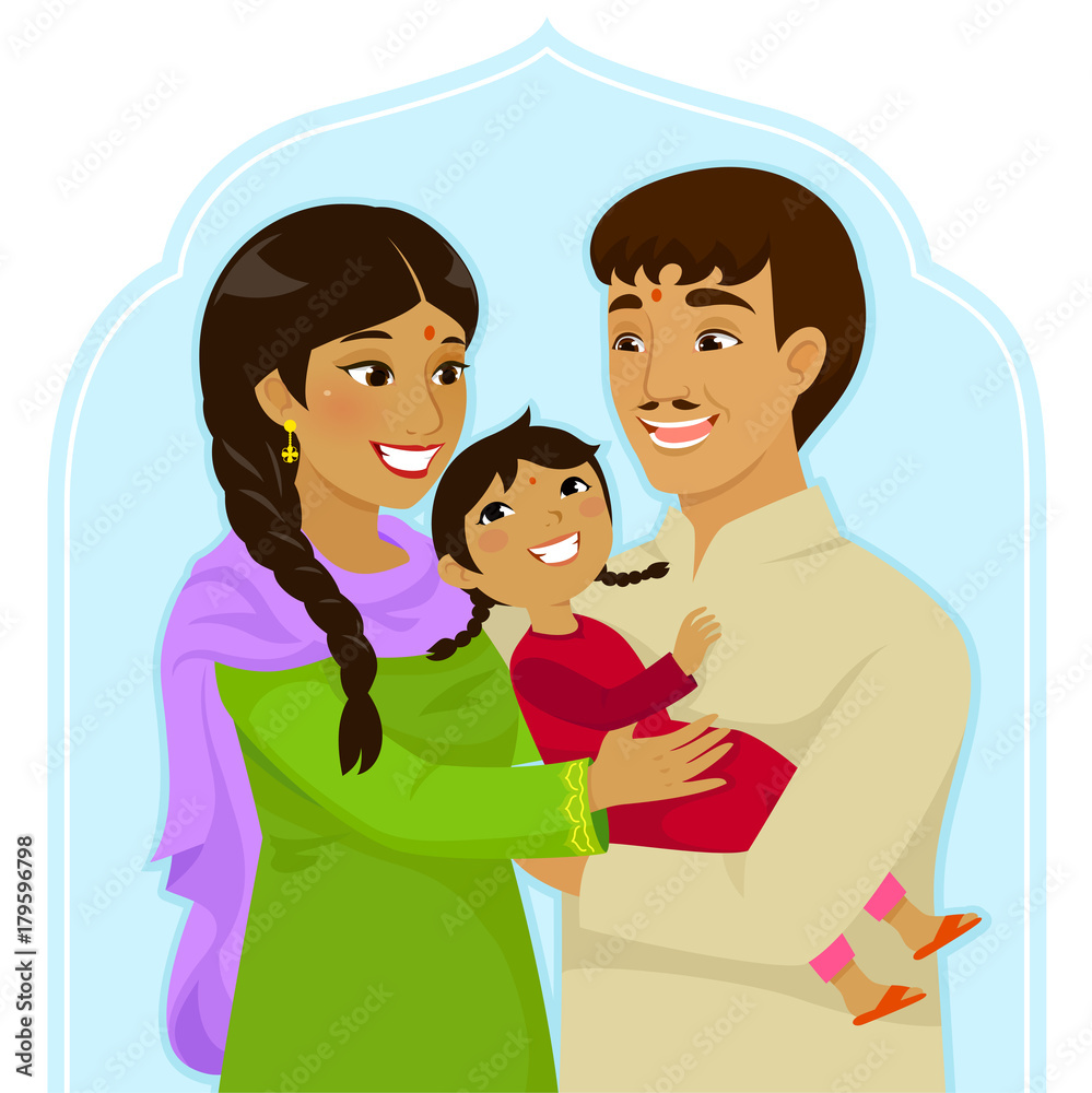 Indian Mother Clipart