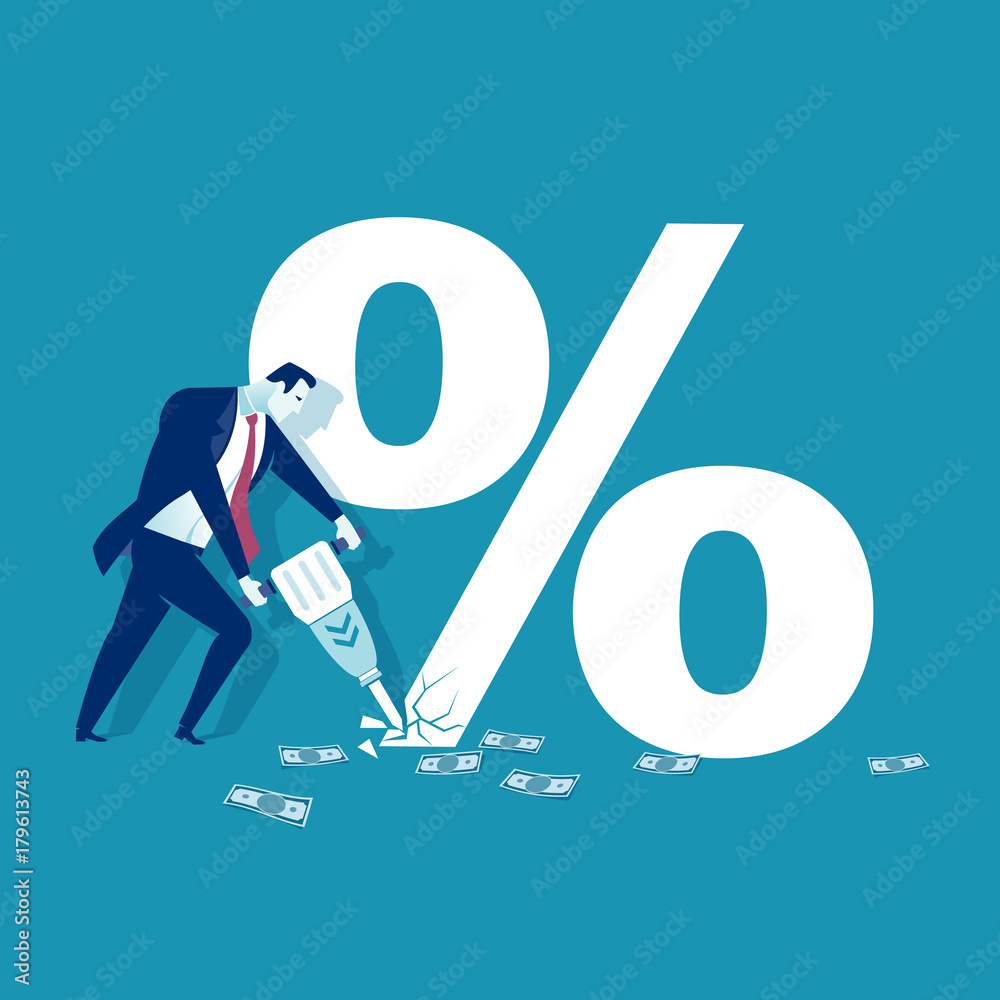 Inflation concept vector illustration. Stock Vector | Adobe Stock