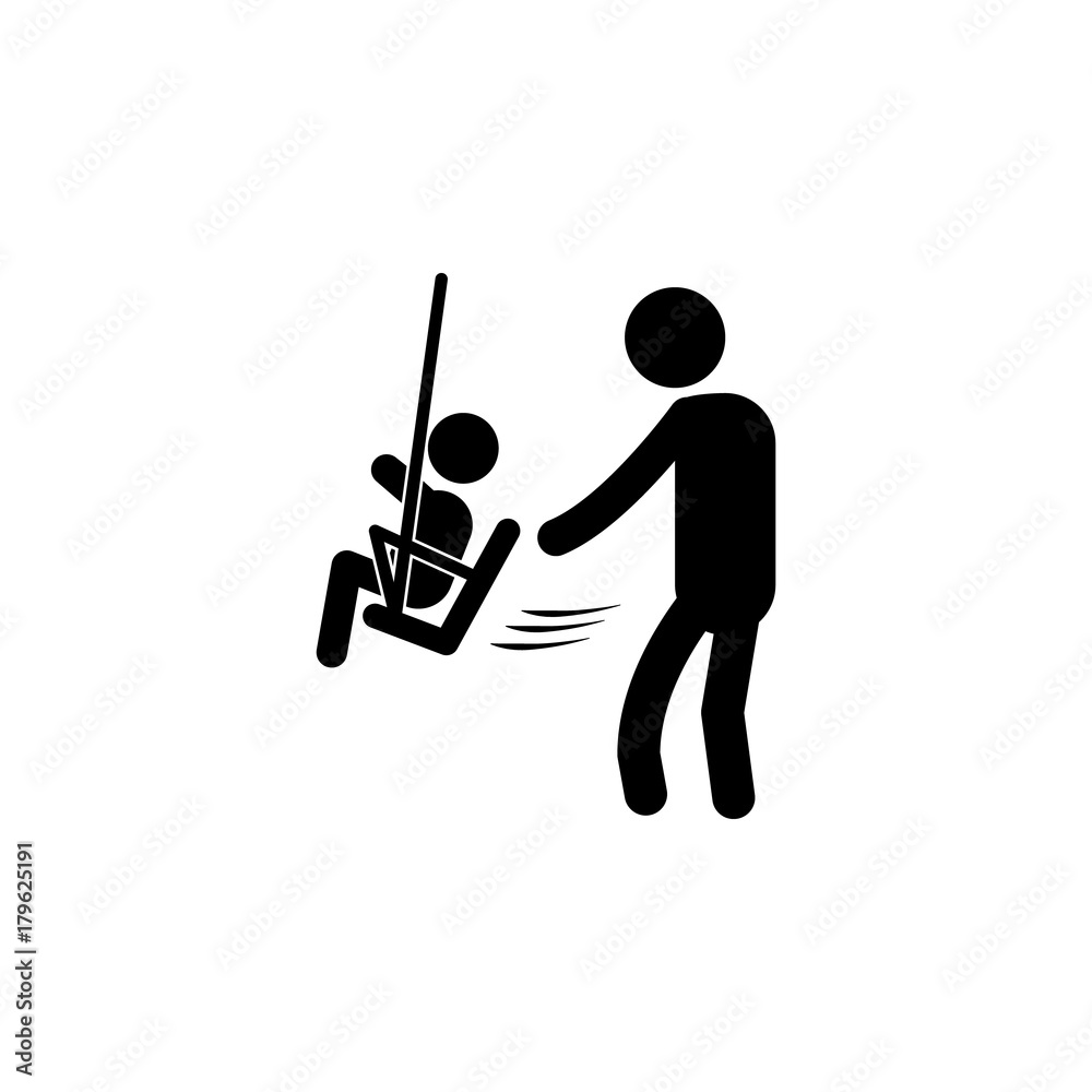 Father Dad Daddy Son Family Parent Parenthood Fatherhood Icon. child ...