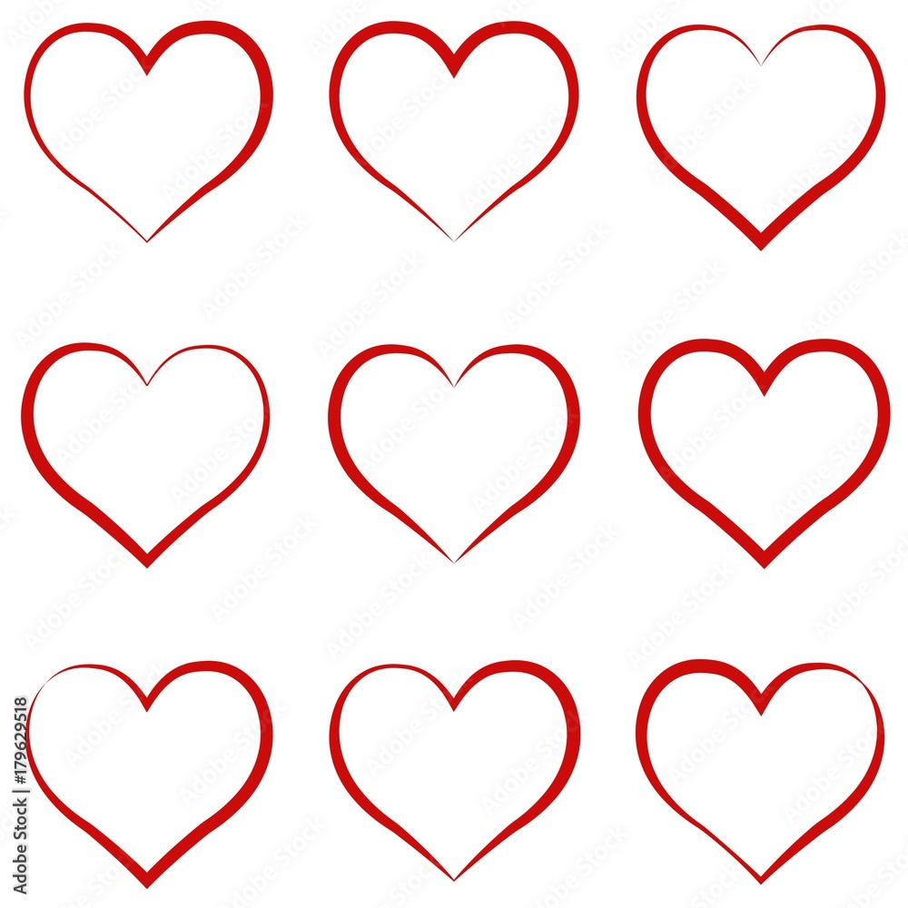 Love Heart Outline Symbol
