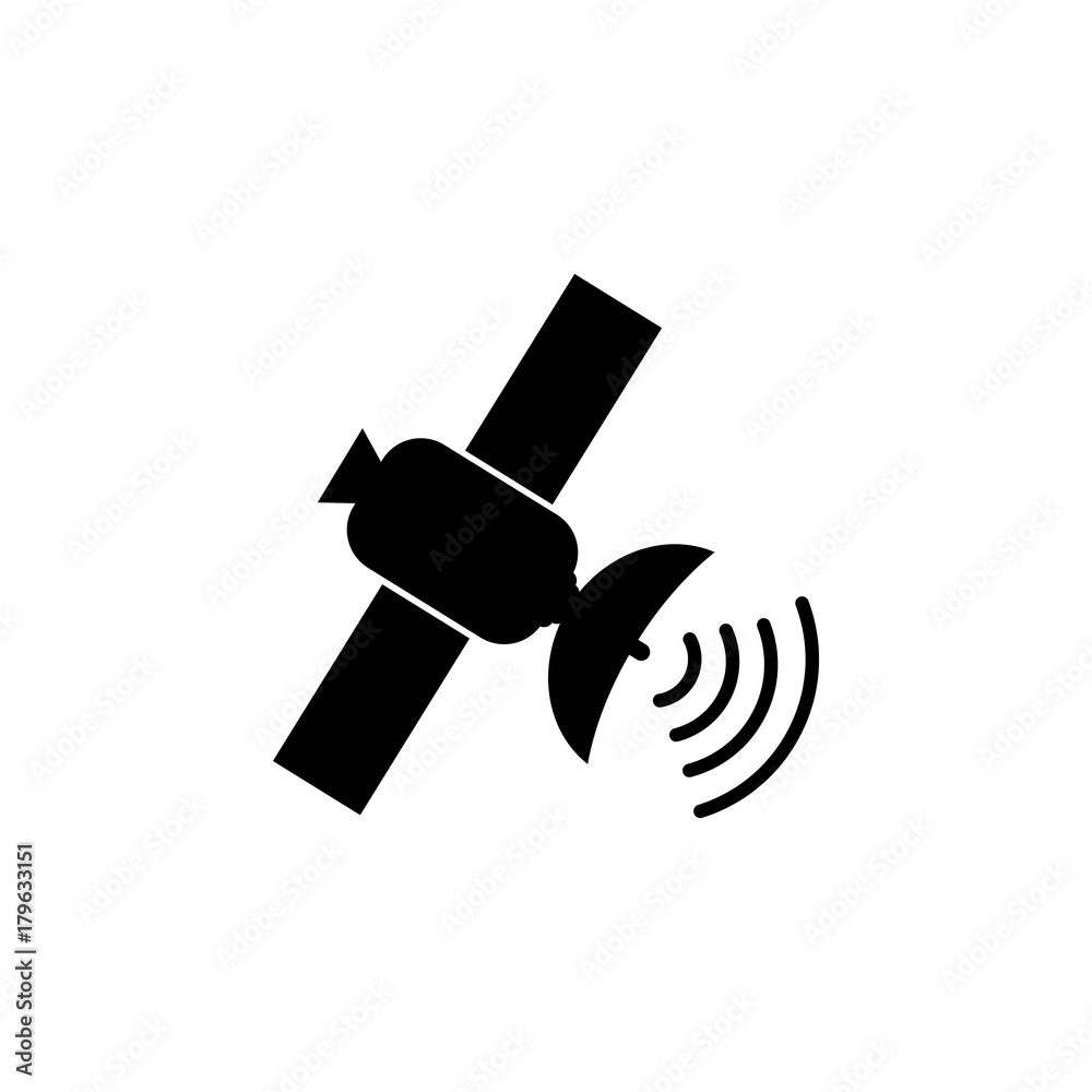 Satellite icon. Media element icon. Premium quality graphic design ...