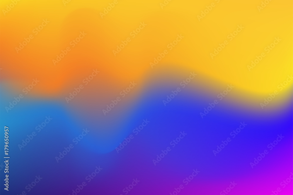 Liquid color or watercolor paint transition background. Vector trendy ...