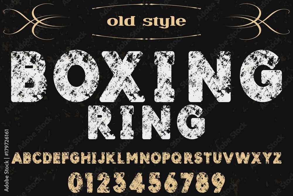 handcrafted vector script alphabet font vintage old style and vector ...