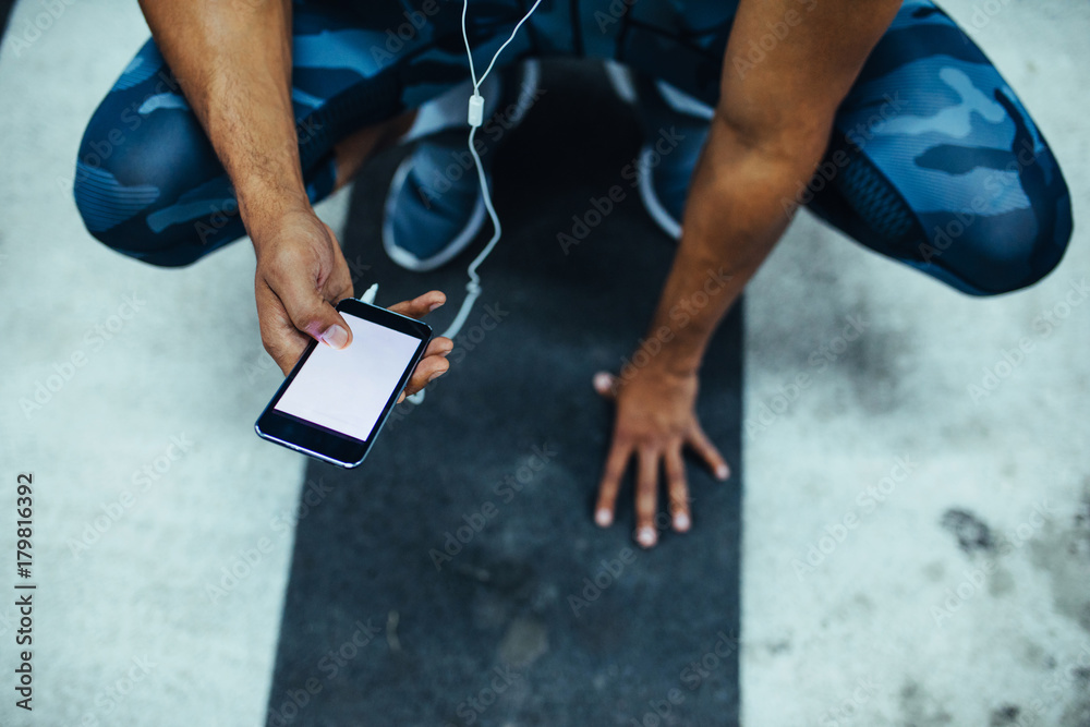 Always tracking his progress Stock Photo | Adobe Stock