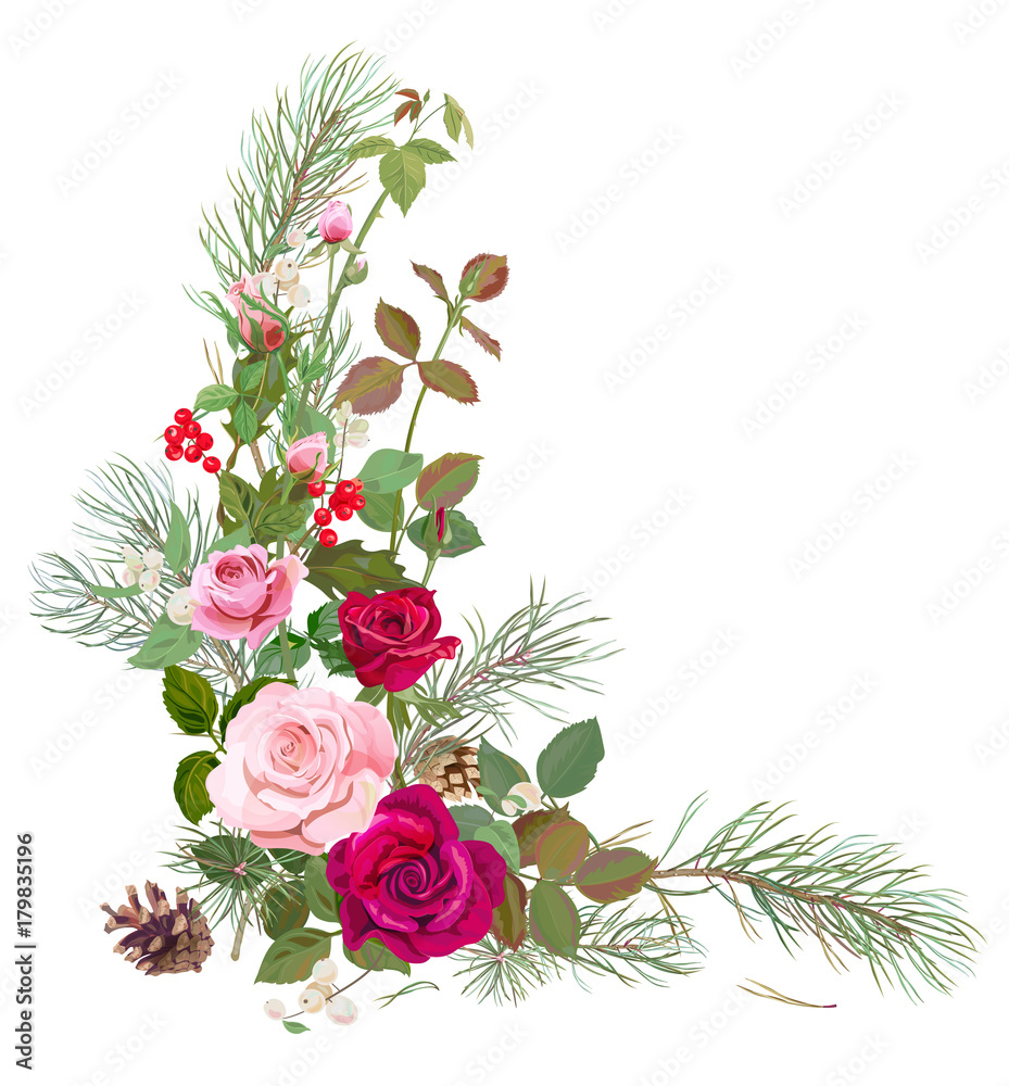 Corner Art Clip Art Holly Berry