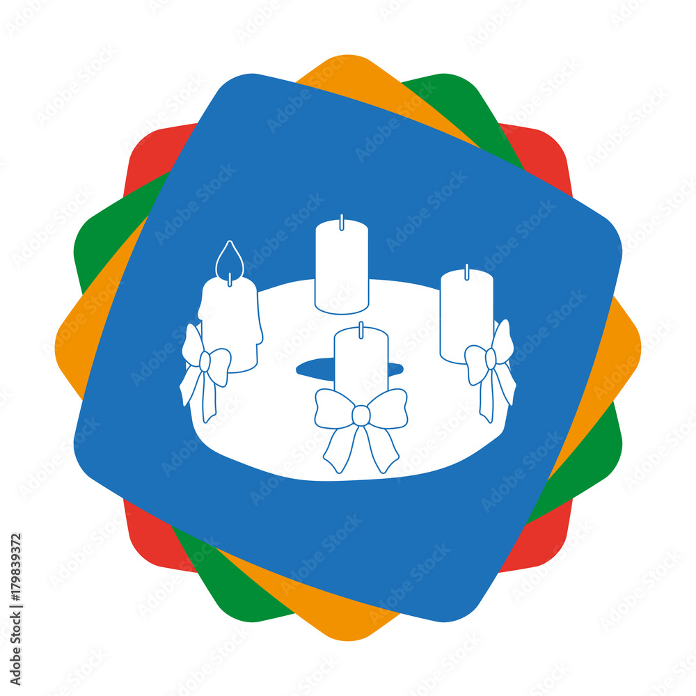 Poster App Icon bunt - erster Advent – Wall Art | UkPosters