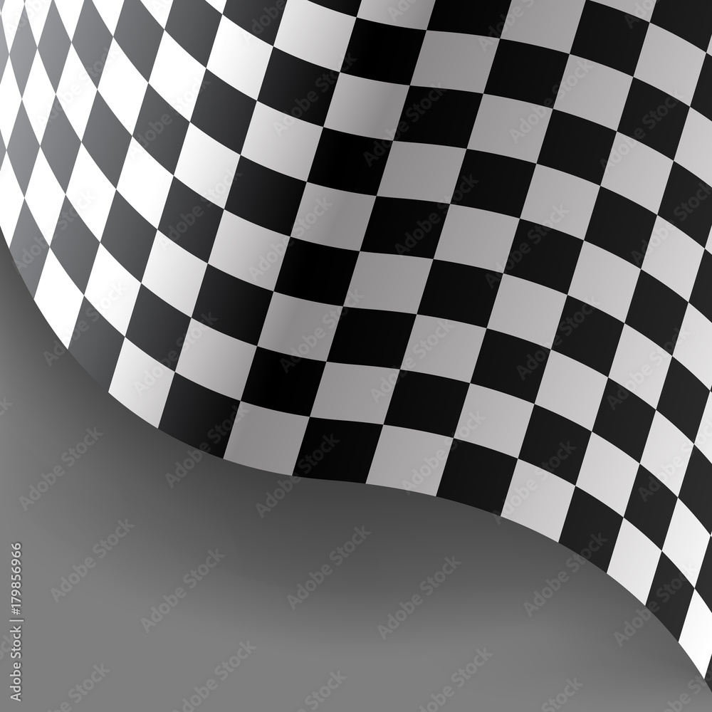 Gray Checkered Flag Background