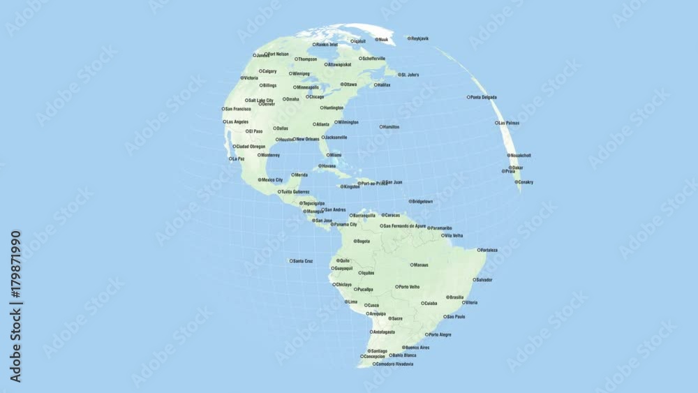 Cities of the World and Political Borders. City Names and Locations ...