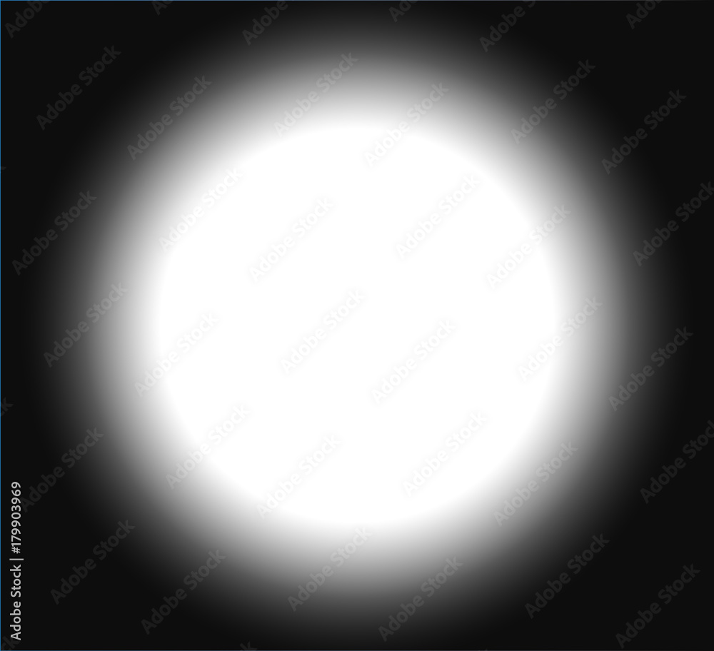 White spot in the middle of black background Stock Vector | Adobe Stock