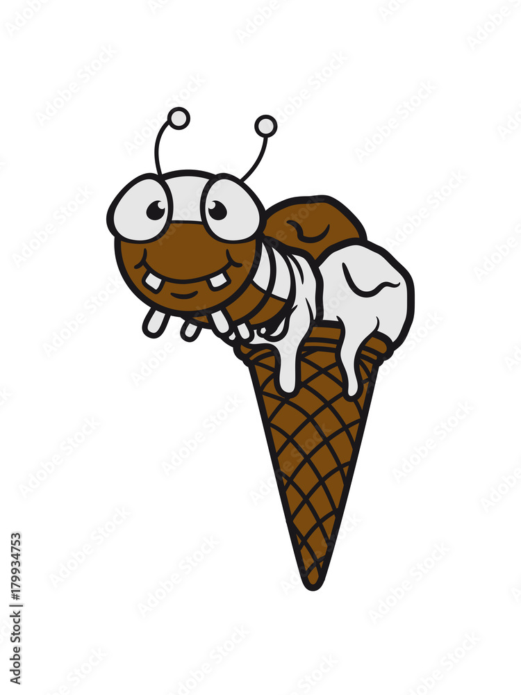 eis lecker hunger schlecken ekelig loch klein kugeln waffel sommer baby ...