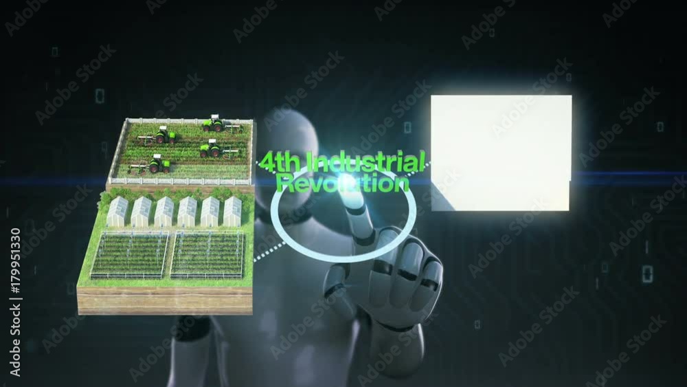 Robot, cyborg touch 'Industrial Revolution' technology, Smart ...