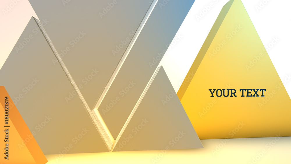 Modelo de Spinning Triangles Overlay do Stock | Adobe Stock