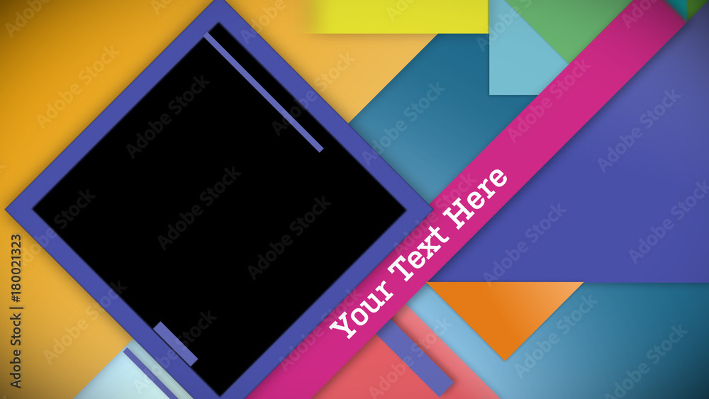 Sliding Triangles Overlay Stock Template | Adobe Stock