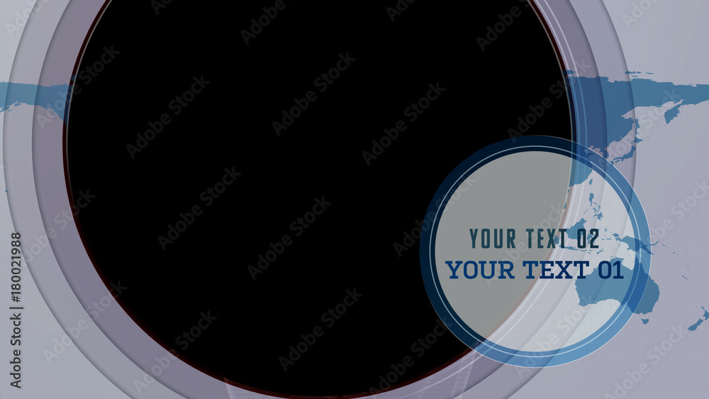 Concentric Circles Overlay with World Map Stock Template | Adobe Stock