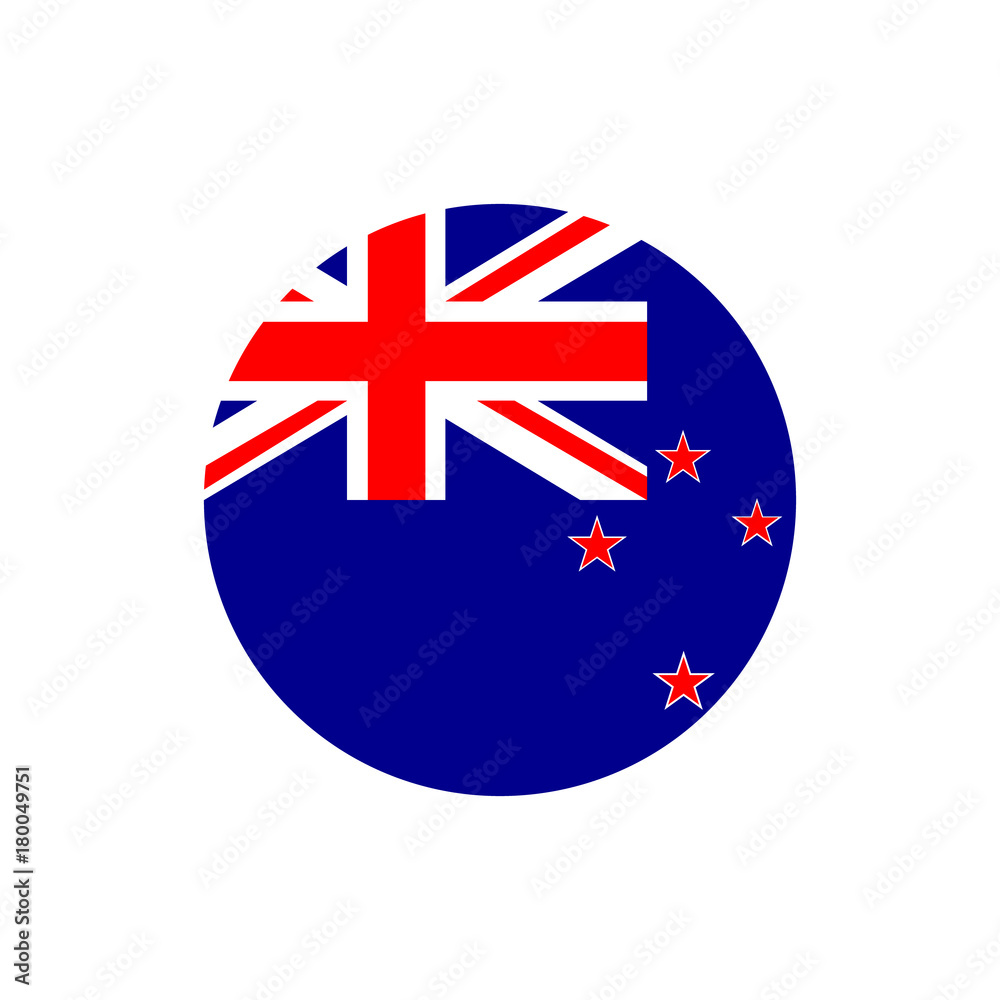 New Zealand flag, official colors and proportion correctly. Vector ...