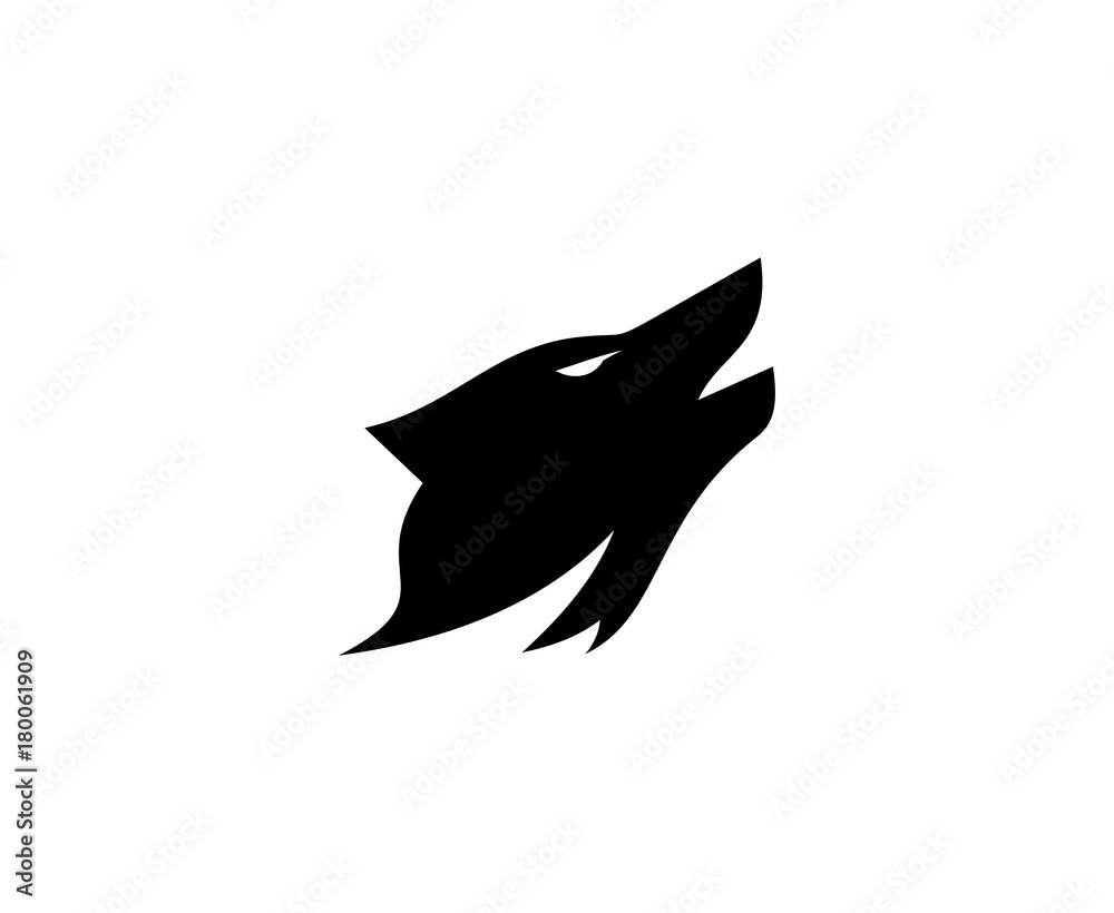 Wolf logo Stock Vector | Adobe Stock
