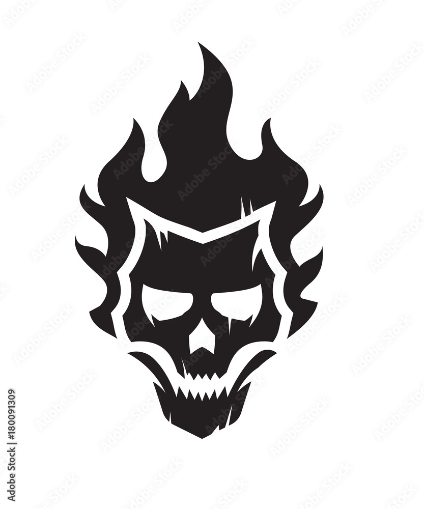 skull logo template. Stock Vector | Adobe Stock