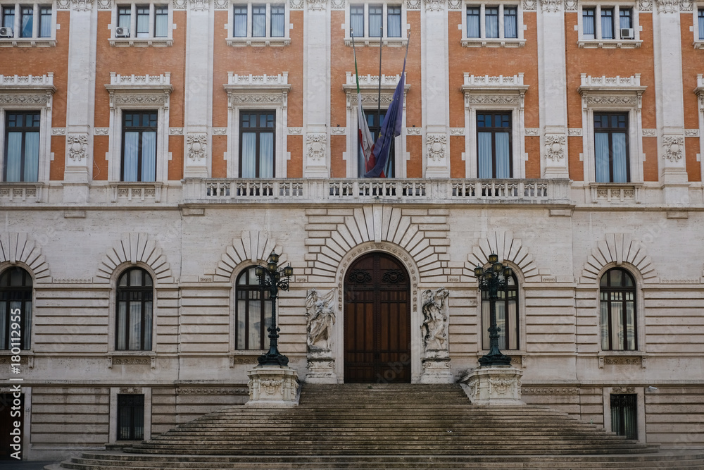 The Palazzo Montecitorio. The Palazzo Montecitorio is a palace in Rome ...