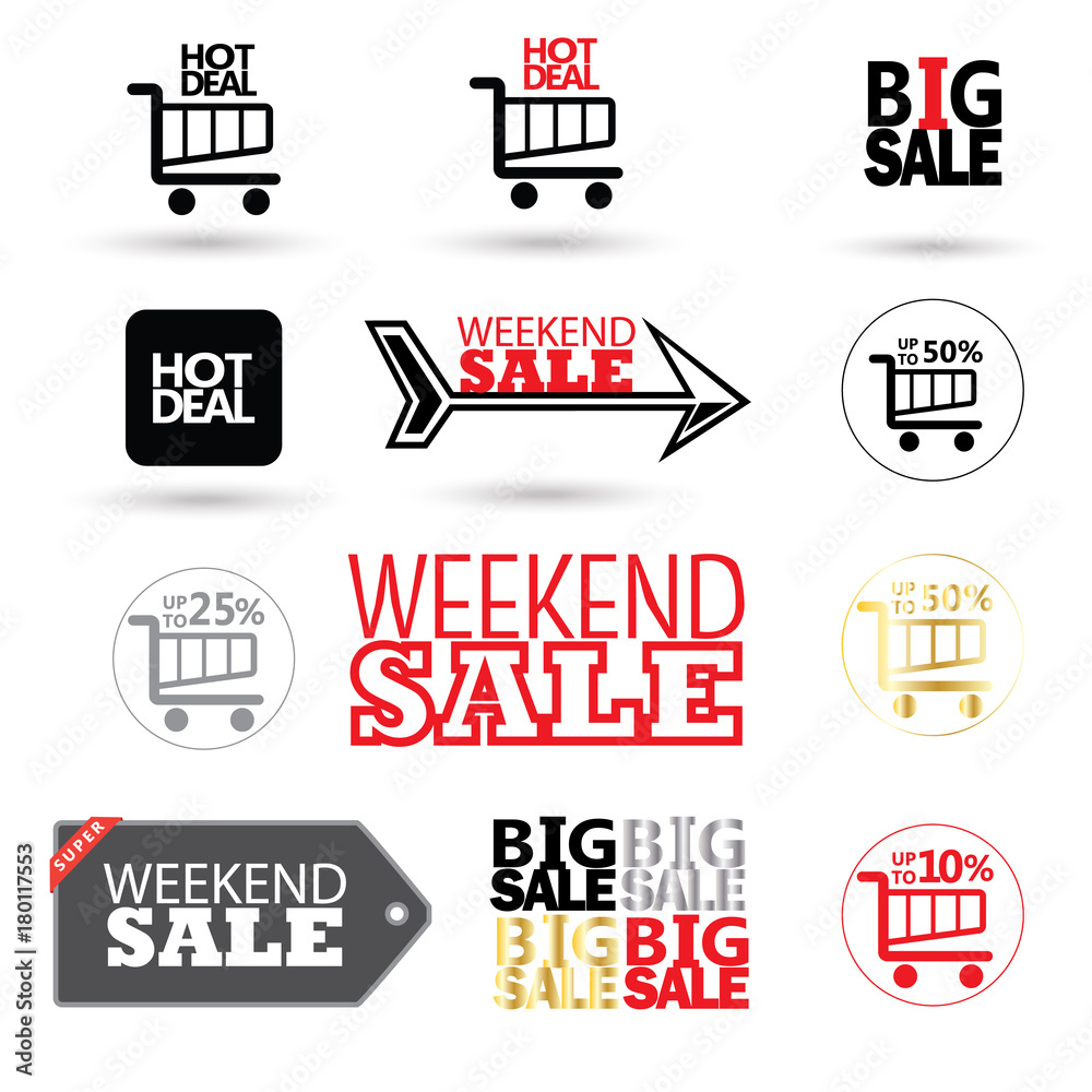 Weekend Sale, Black Friday, Big sales, Cyber Sale, Boxing Day, Holiday ...
