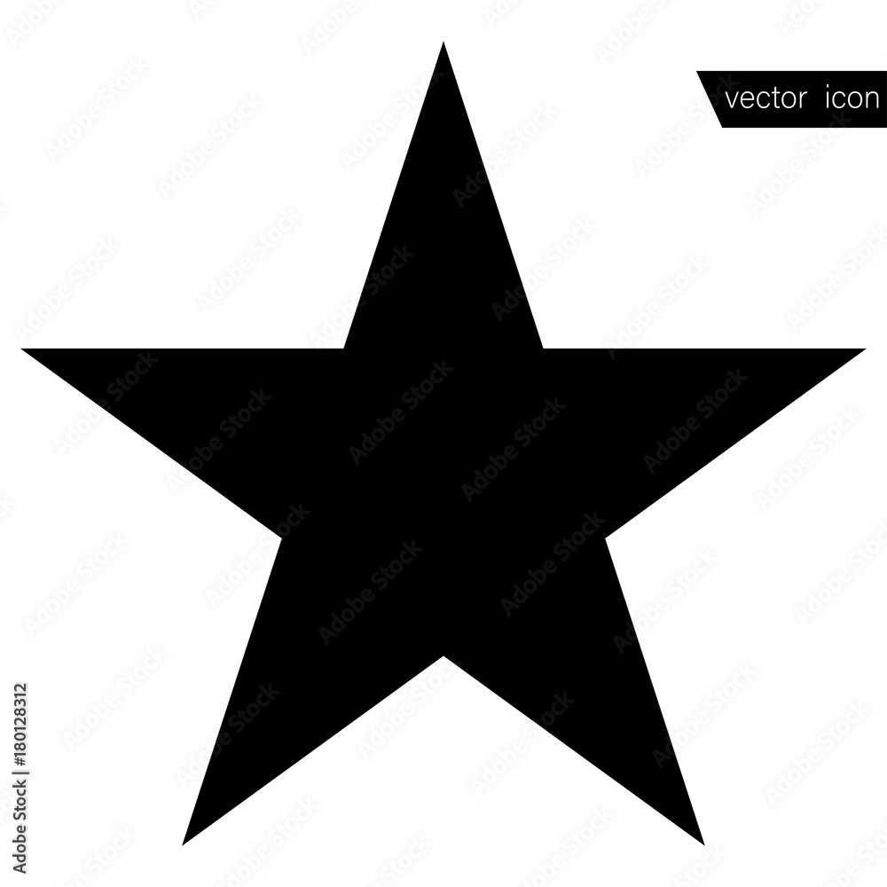 Black Star Vector