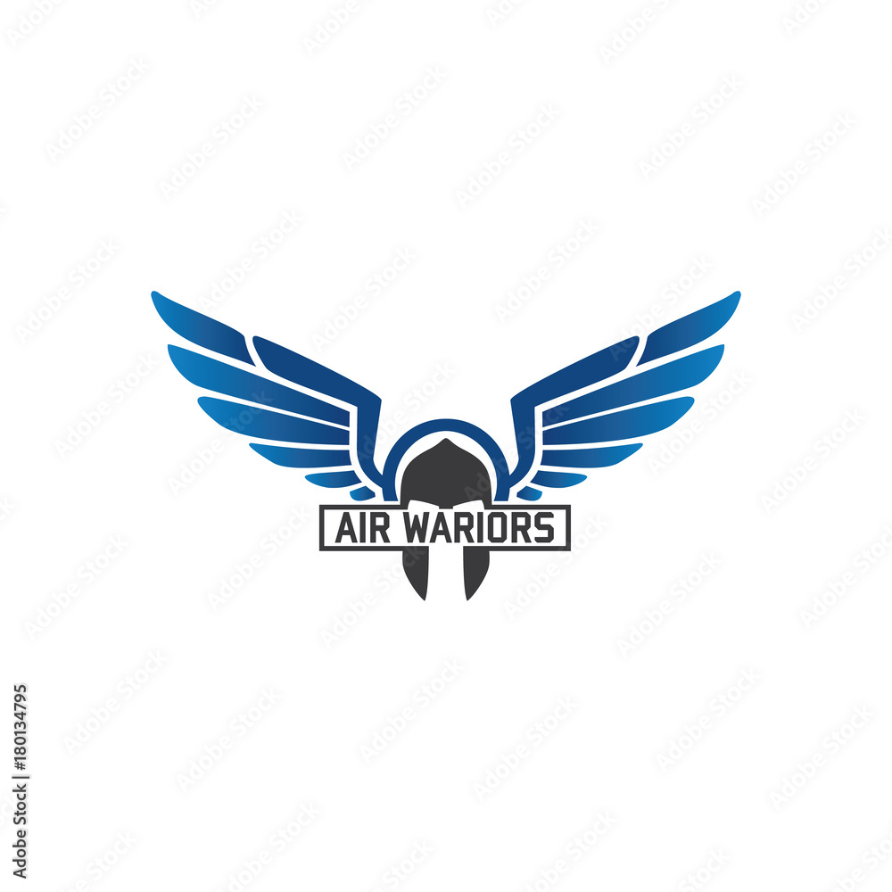 Air wariors - Logo Template Stock Vector | Adobe Stock