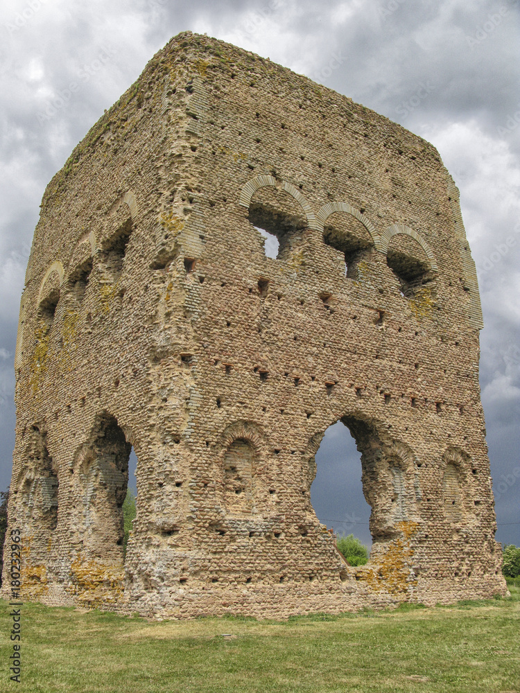 Roman Janus Temple wall in France Stock Photo | Adobe Stock