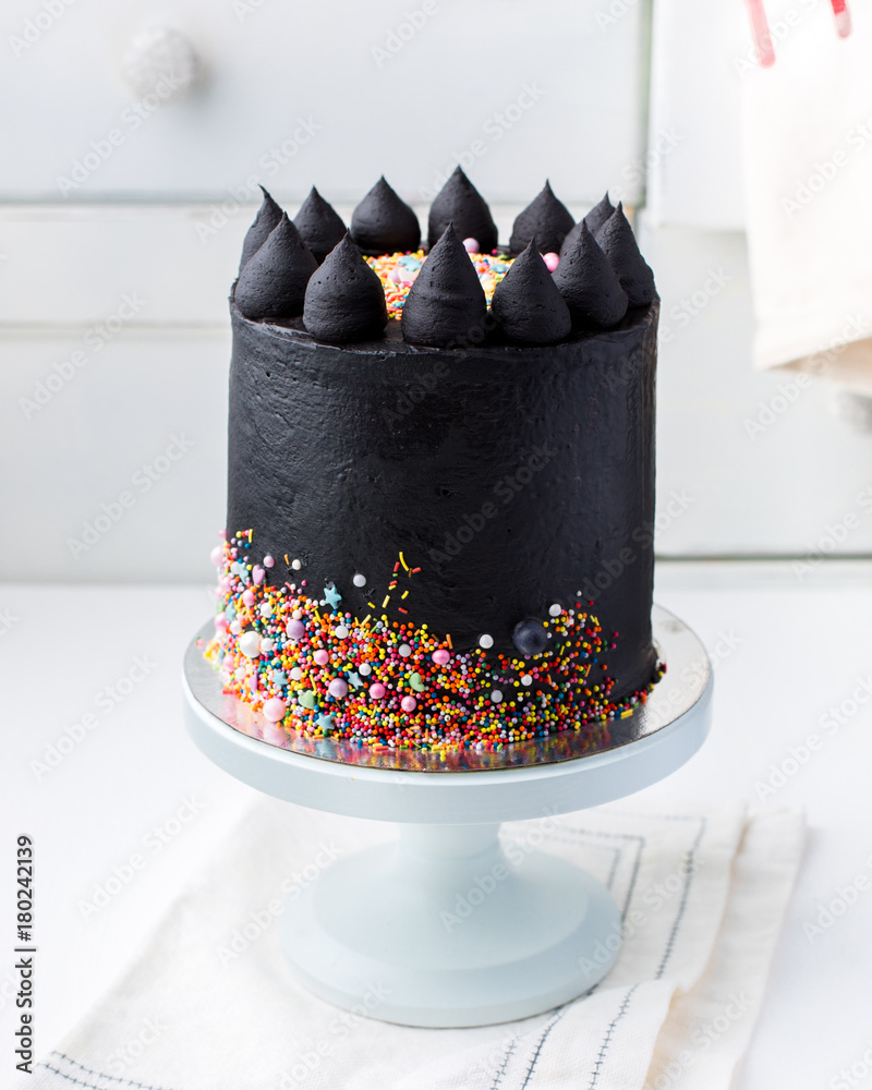 Dark Chocolate Wedding Cake