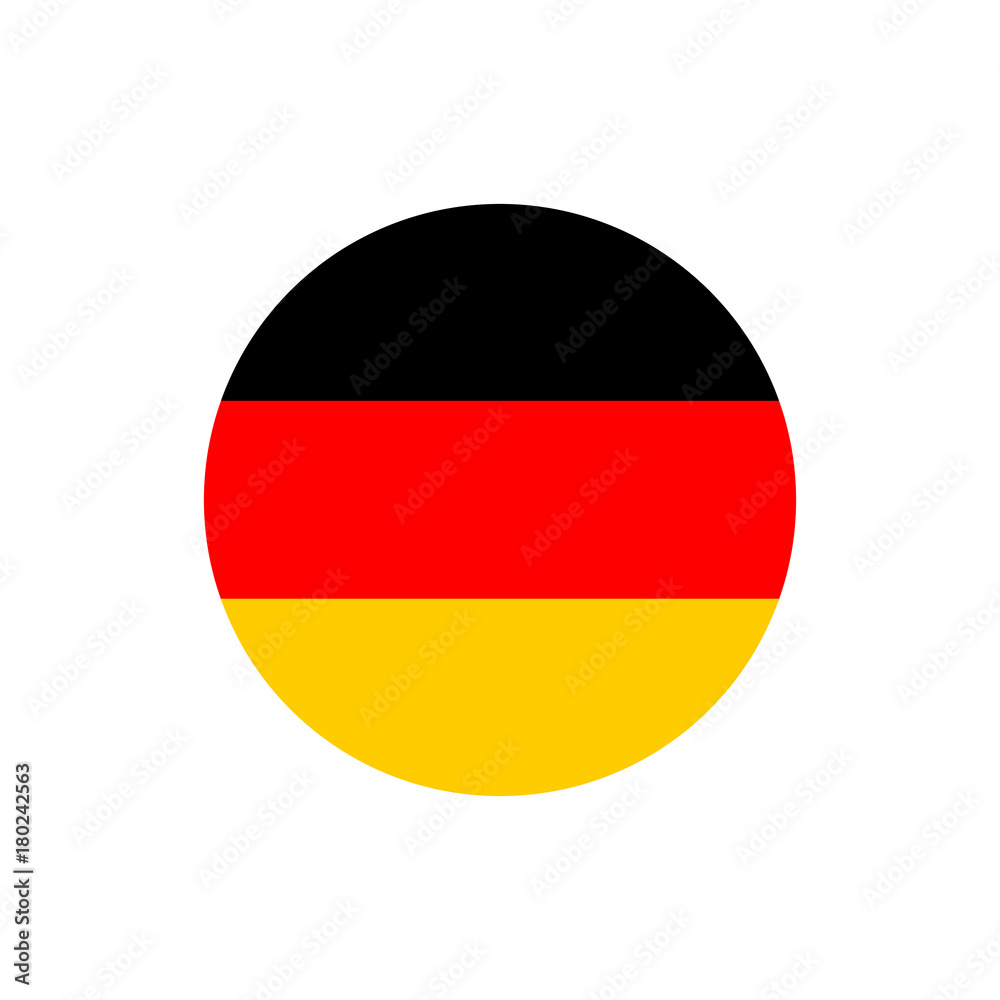 Germany flag, official colors and proportion correctly. National ...