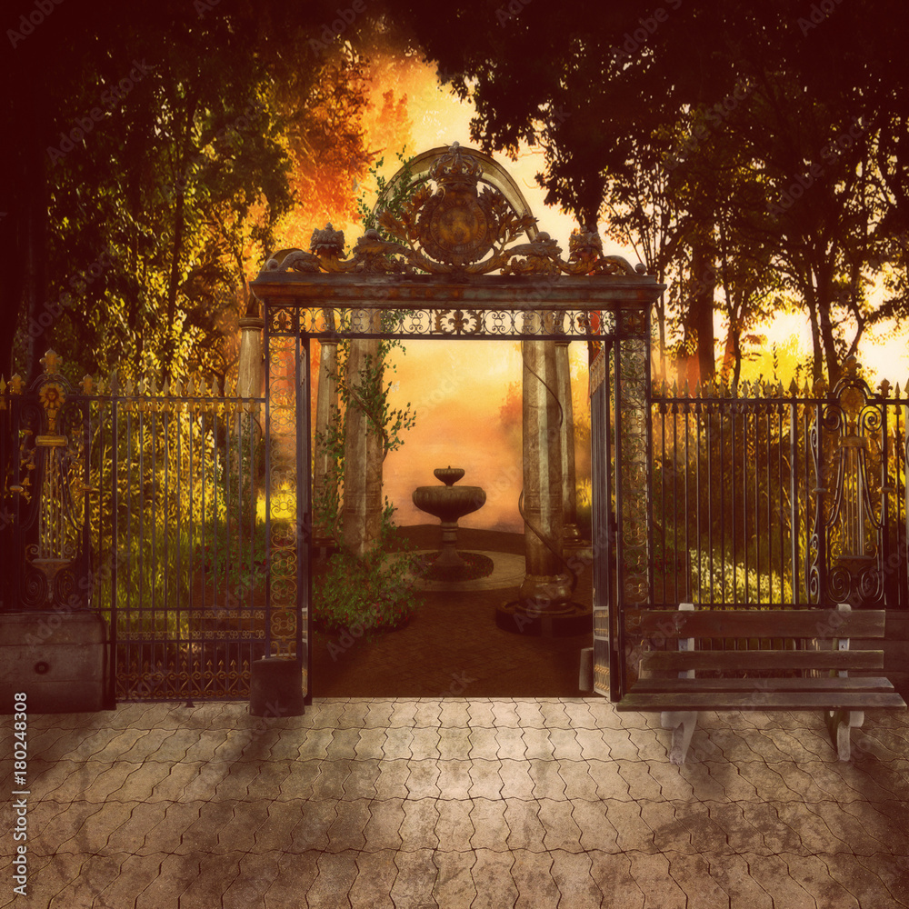 Mystery Park / A magical park setting from the imagination hidden in ...