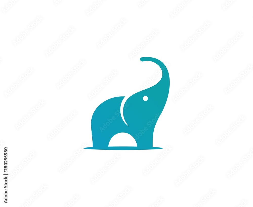 Elephant logo Stock Vector | Adobe Stock