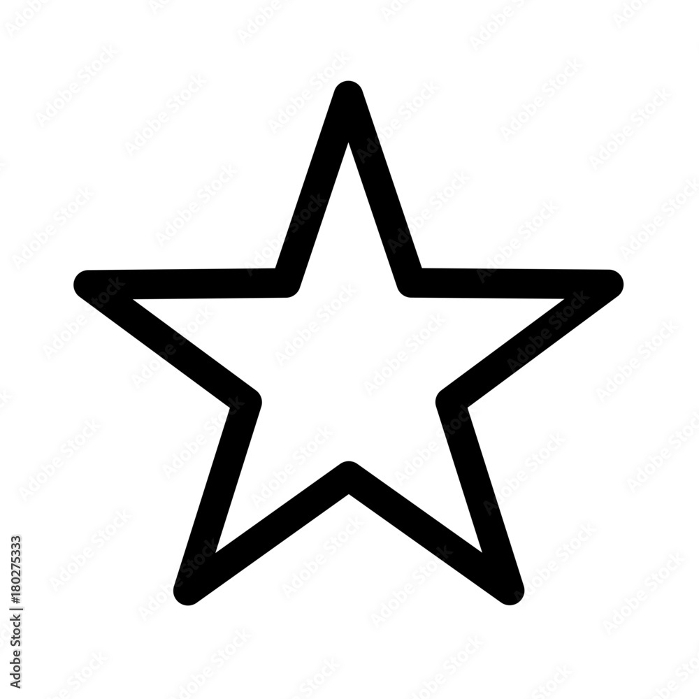 gwiazda ikona Stock ベクター | Adobe Stock