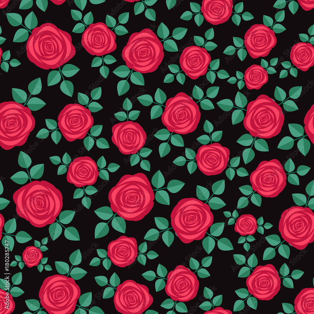 Rose Print Background
