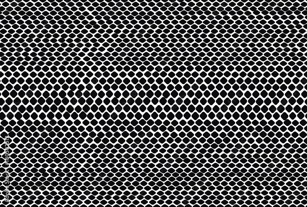 Vector seamless texture with a silhouette of a reptile skin, snake skin ...