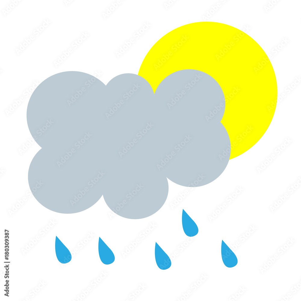 Mostly Cloudy Cartoon