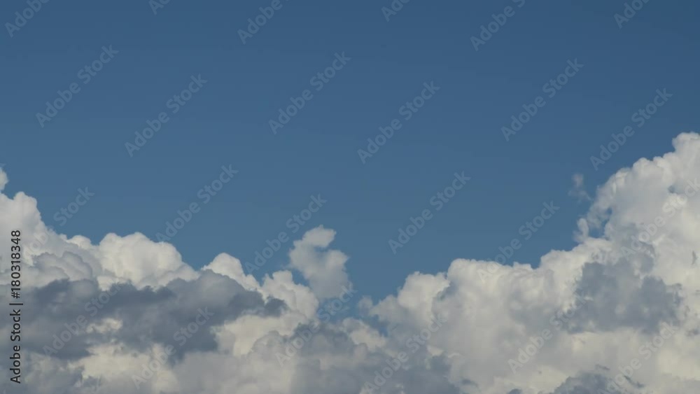 Timelapse of clouds moving in the sky. Daytime, closeup Stock Video ...