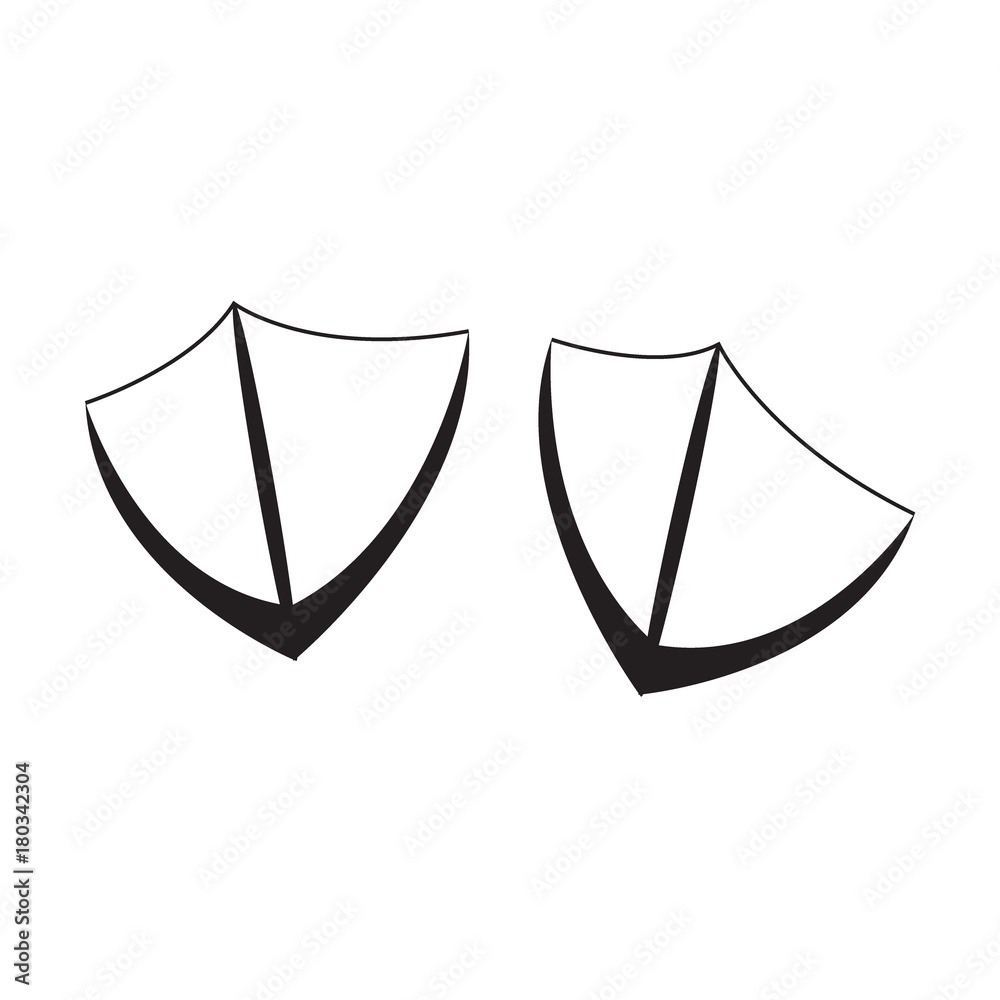 goose footprint Stock Vector | Adobe Stock