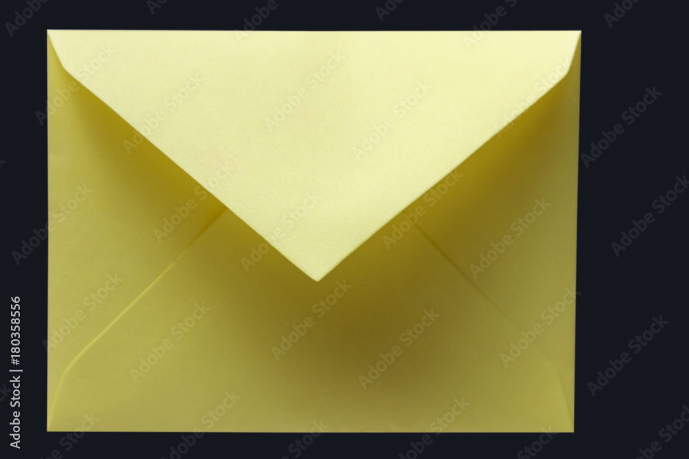 Yellow envelope. Stock Photo | Adobe Stock