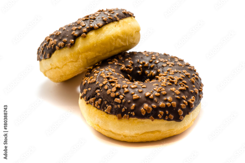 Donaut Donauts Schokodonauts Schokoladendonauts isoliert freigestellt ...