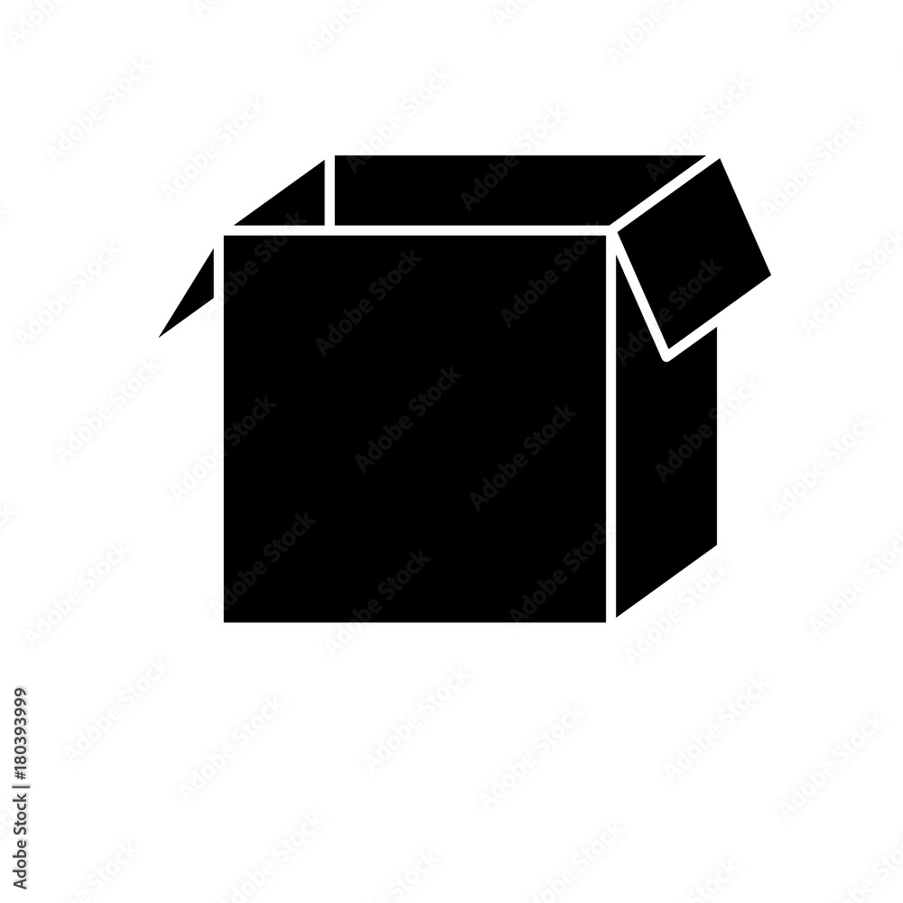 Isolated box design Stock Vector | Adobe Stock
