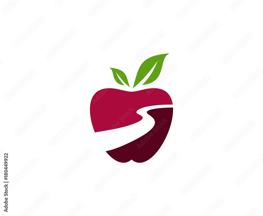 Apple logo Stock Vector | Adobe Stock