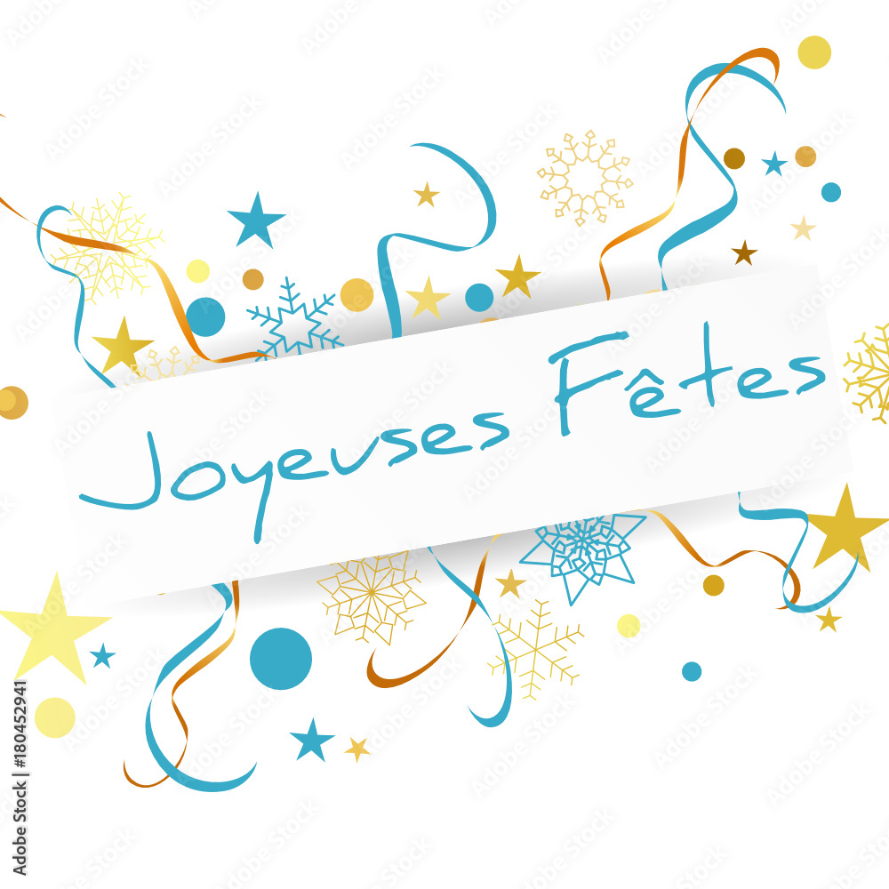 Joyeuses fêtes Stock Vector | Adobe Stock