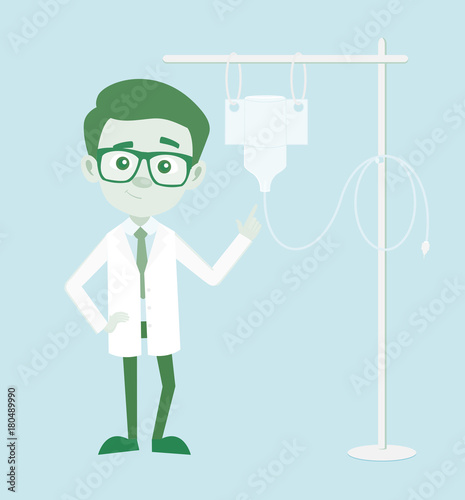 Intravenous Drip Cartoon