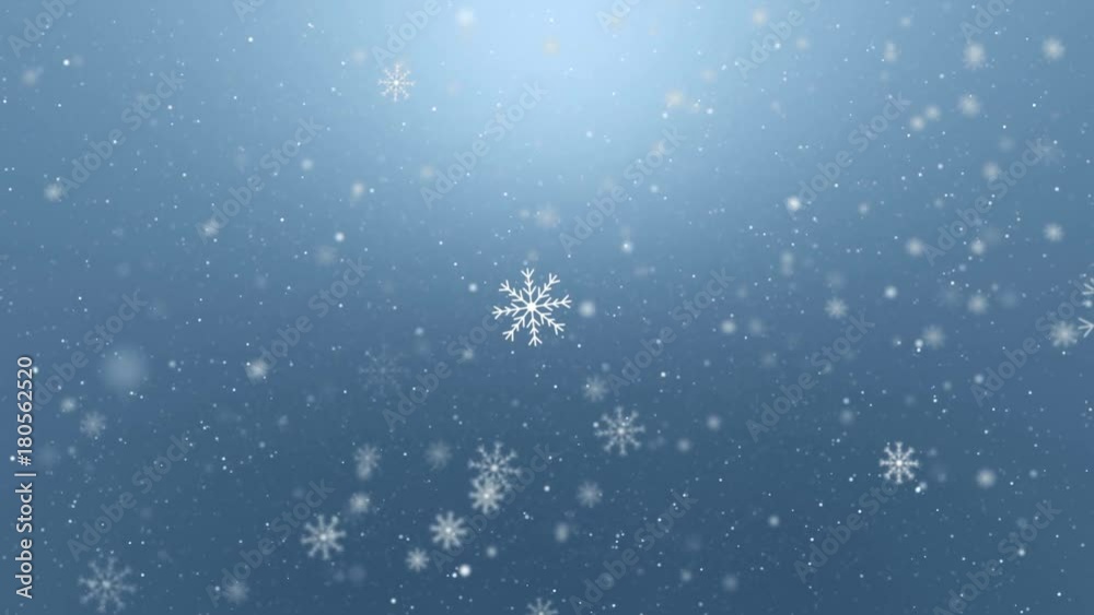 Snow Background Loop Stock Video | Adobe Stock