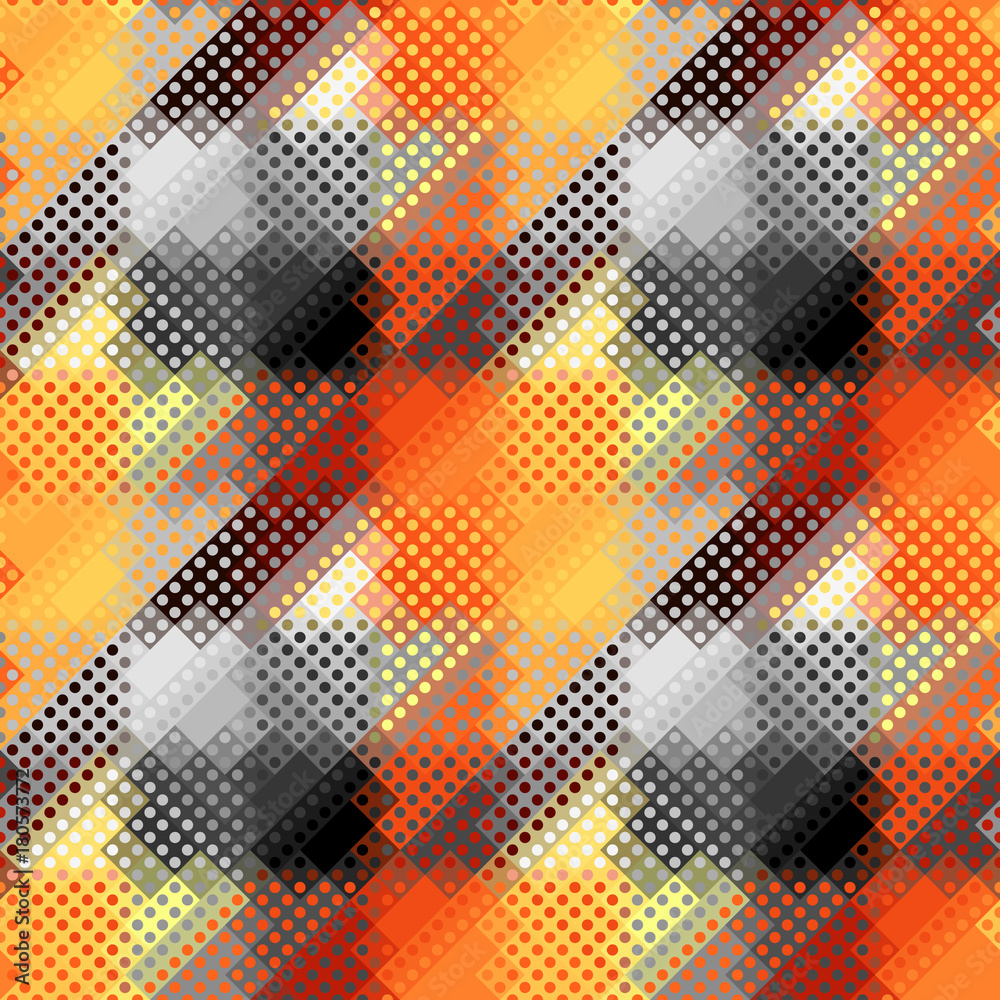 Seamless background. Geometric abstract pattern in low poly pixel art ...