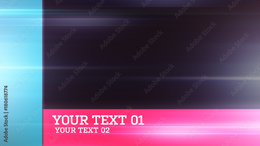 Scanlines and Flares Overlay Stock Template | Adobe Stock