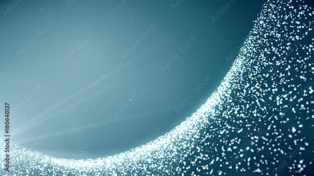 Abstract blue particles background Stock Video | Adobe Stock