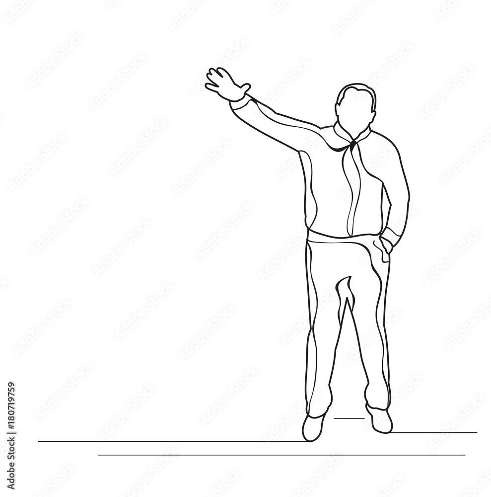 isolated sketch male Stock Vector | Adobe Stock