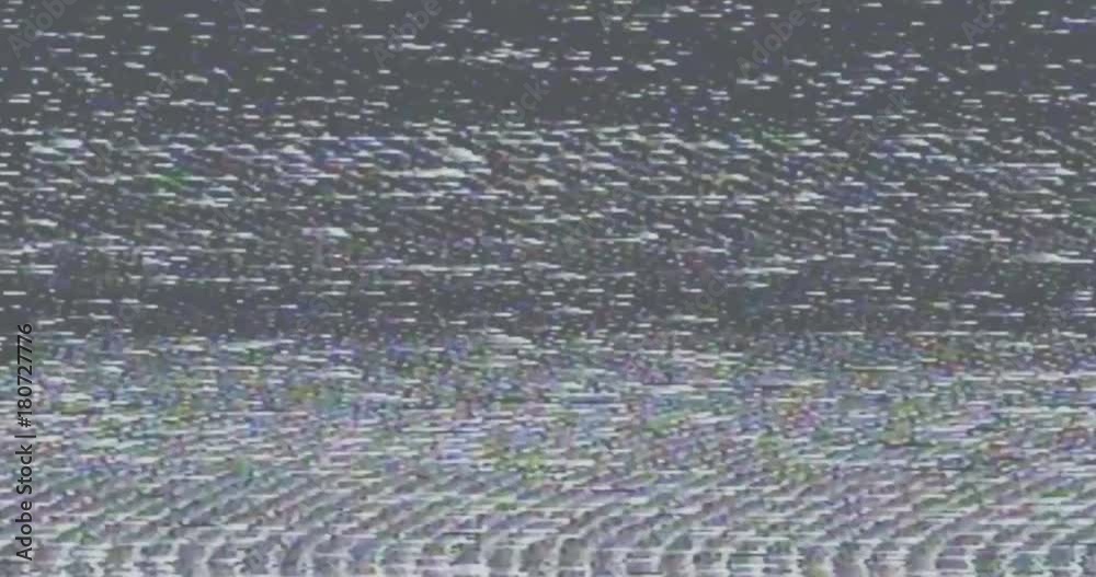 grey vhs background realistic flickering, analog vintage TV signal with ...